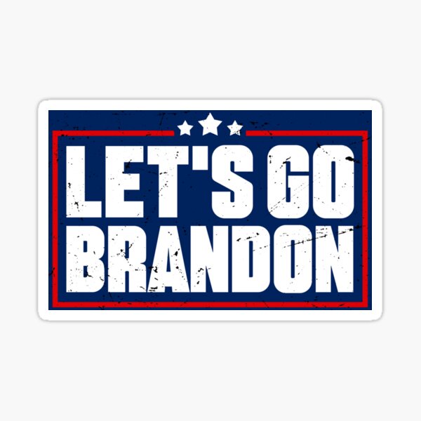 " let's go Brandon,funny FJB chants meme" Sticker by dottssosugar ...