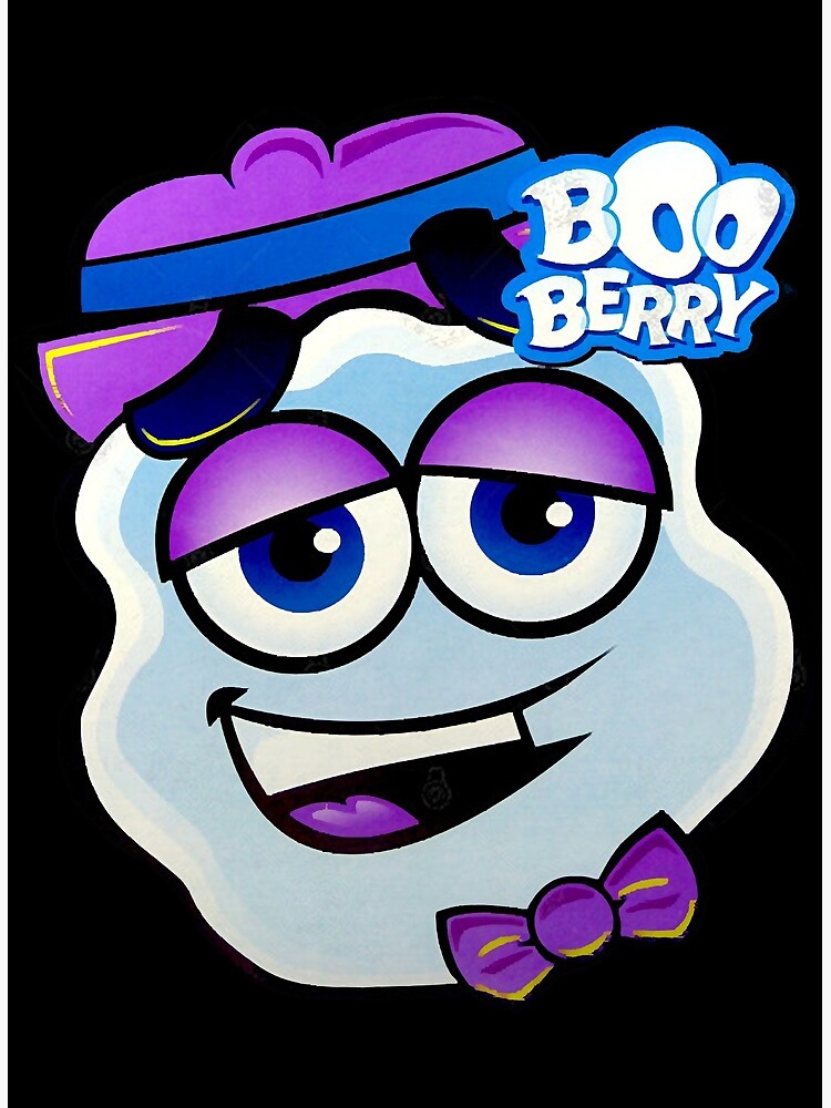 "BOO BERRY Monster Cereal Face " Poster for Sale by JenniferG99288 ...