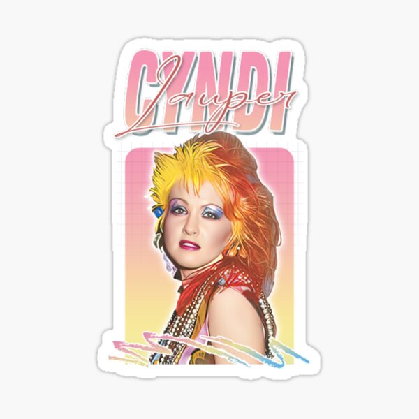 "Cindy Lauper" Sticker for Sale by AmelaBegic | Redbubble