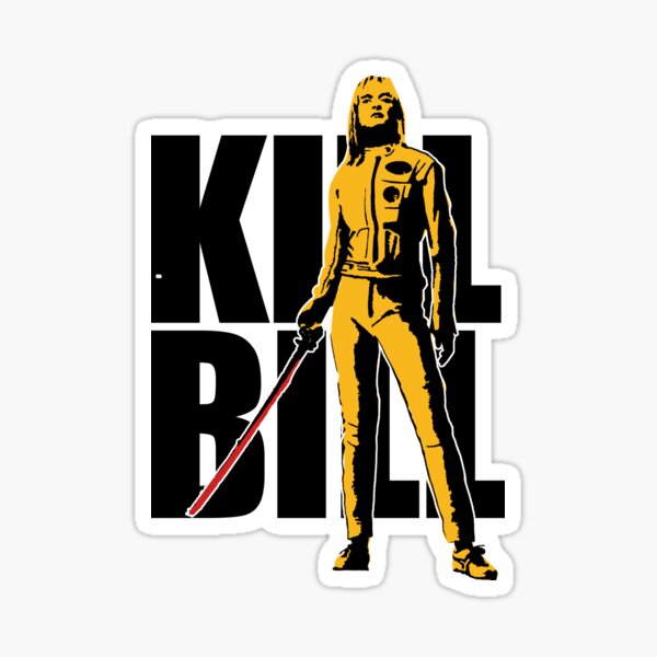 "kill bill" Sticker for Sale by adovmata | Redbubble