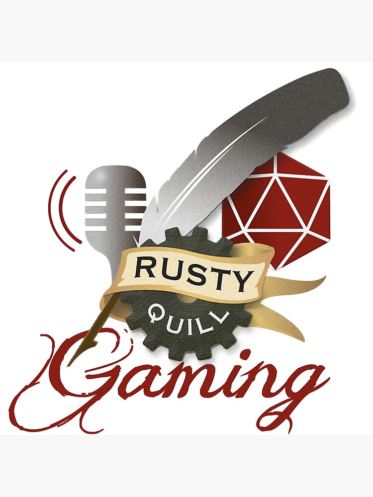 "Rusty Quill Gaming Logo" Poster for Sale by Carlmager | Redbubble