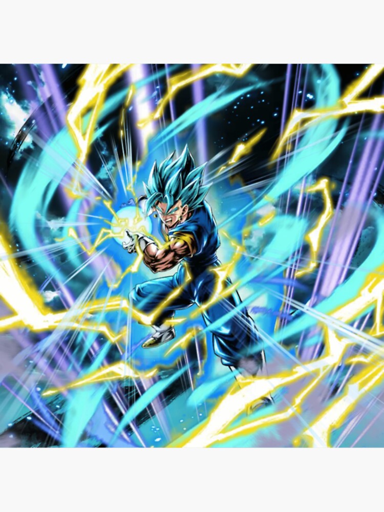 "LF Vegito Blue DBL Art Edit (By Me) Classic ." Sticker by fisterriisbe ...
