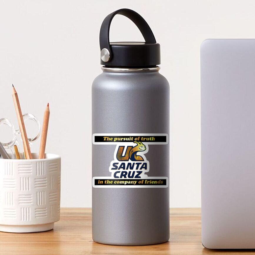 "UC Santa Cruz Banana Slug Galaxy Motto" Sticker by Efilze | Redbubble