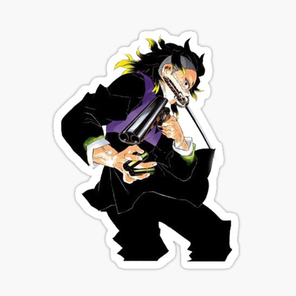 "Genya Shinazugawa - Kimetsu No Yaiba" Sticker by LittleDelta | Redbubble