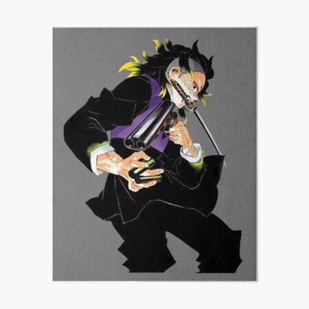 "Genya Shinazugawa - Kimetsu No Yaiba" Art Board Print by LittleDelta ...