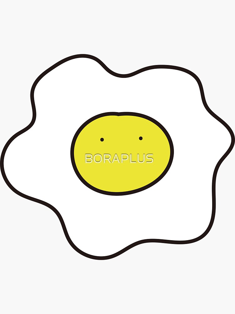 "sunny side up" Sticker by BORAPLUS | Redbubble