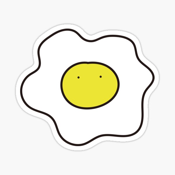 "sunny side up" Sticker by BORAPLUS | Redbubble