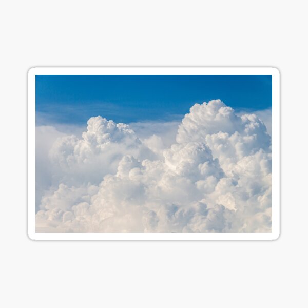 "White cloud" Sticker for Sale by TravelandArt | Redbubble