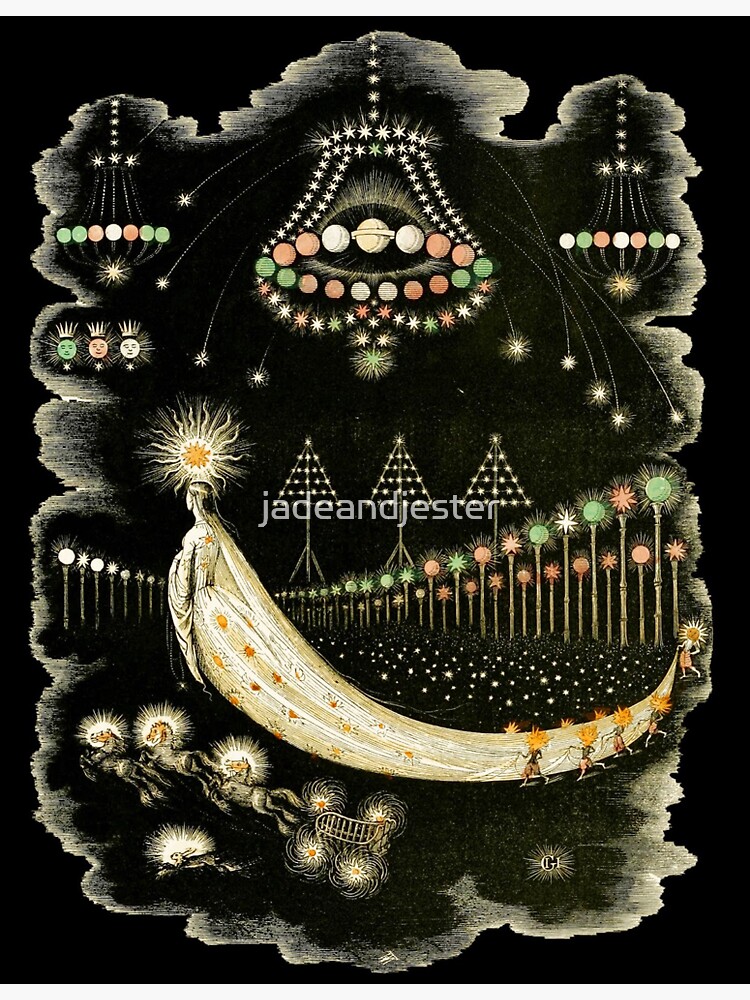 "Vintage Comet Illustration " Sticker by jadeandjester | Redbubble