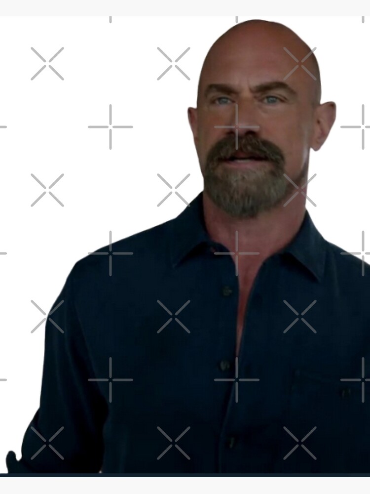 "Chris Meloni with goatee" Poster for Sale by DawnEK | Redbubble