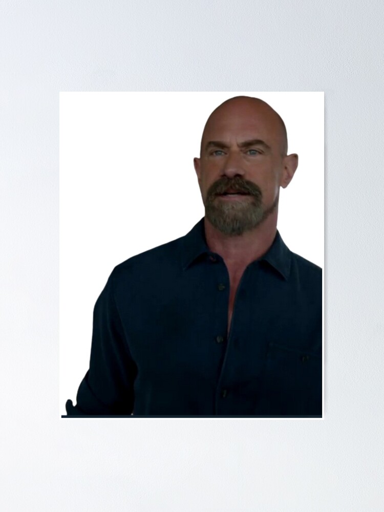 "Chris Meloni with goatee" Poster for Sale by DawnEK | Redbubble