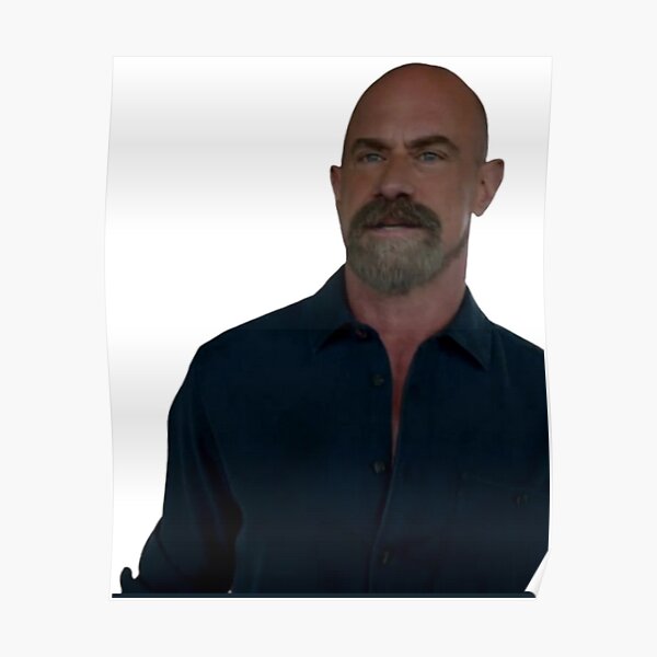 "Chris Meloni with goatee" Poster for Sale by DawnEK | Redbubble