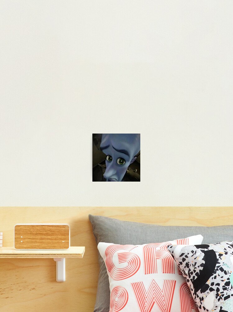 "Megamind No meme" Photographic Print for Sale by Lamau | Redbubble