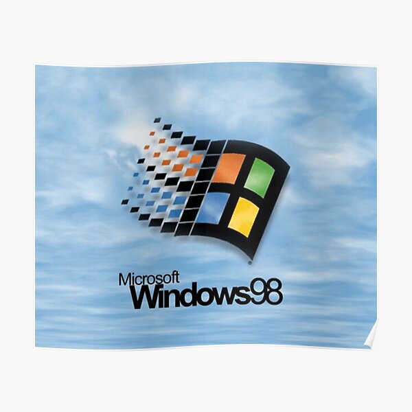 "Windows 98 Start Screen" Poster for Sale by jeanprada | Redbubble