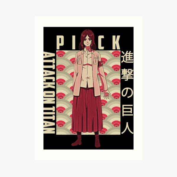 "Attack on Titan - Pieck Finger " Art Print for Sale by TaraStewar3525 ...