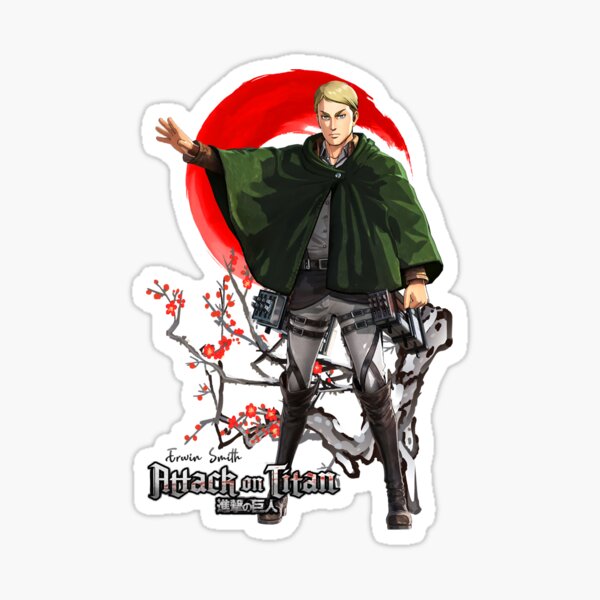 "Convince Profound Scout Commander Strong Erwin Long Retro" Sticker by ...