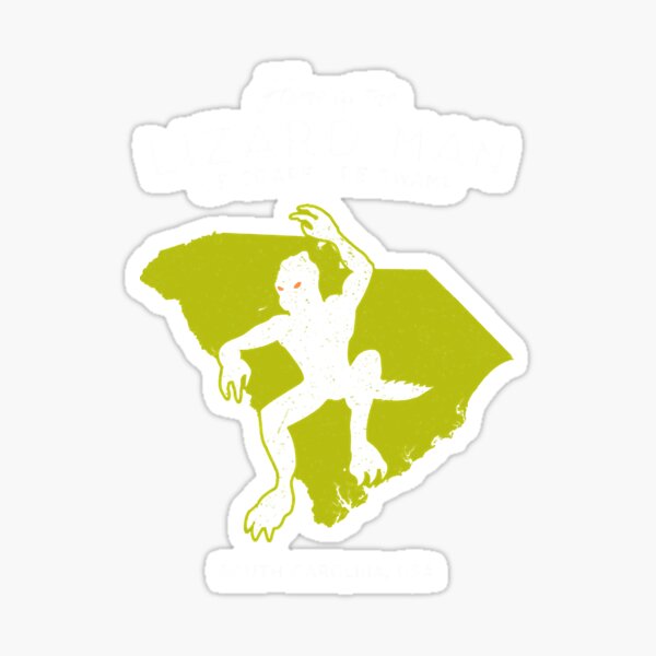 "Home of the Scape ore Swamp Lizard Man " Sticker by StephanieL5899 ...