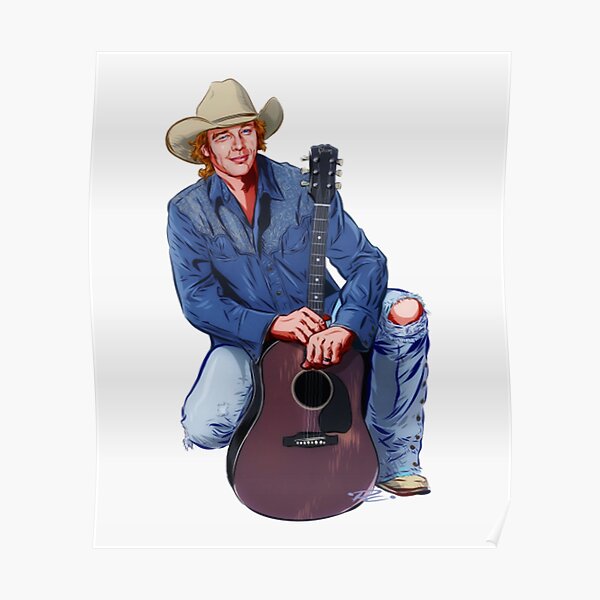 "Alan Jackson" Poster for Sale by AmberrSpindler | Redbubble