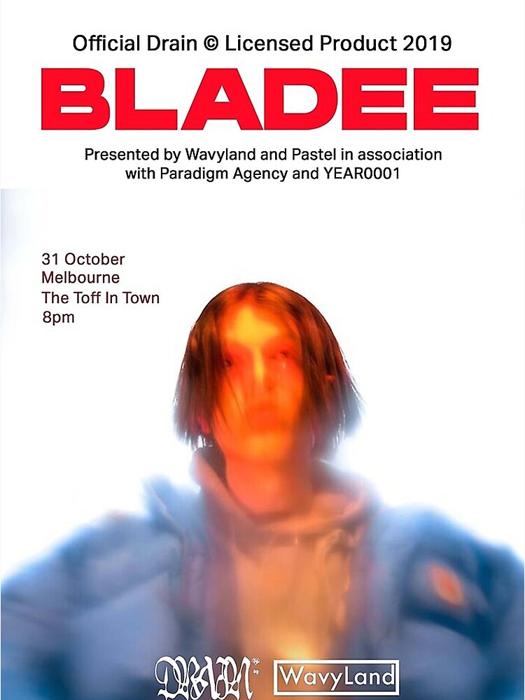 "bladee drain gang poster" Poster by marryfuse | Redbubble