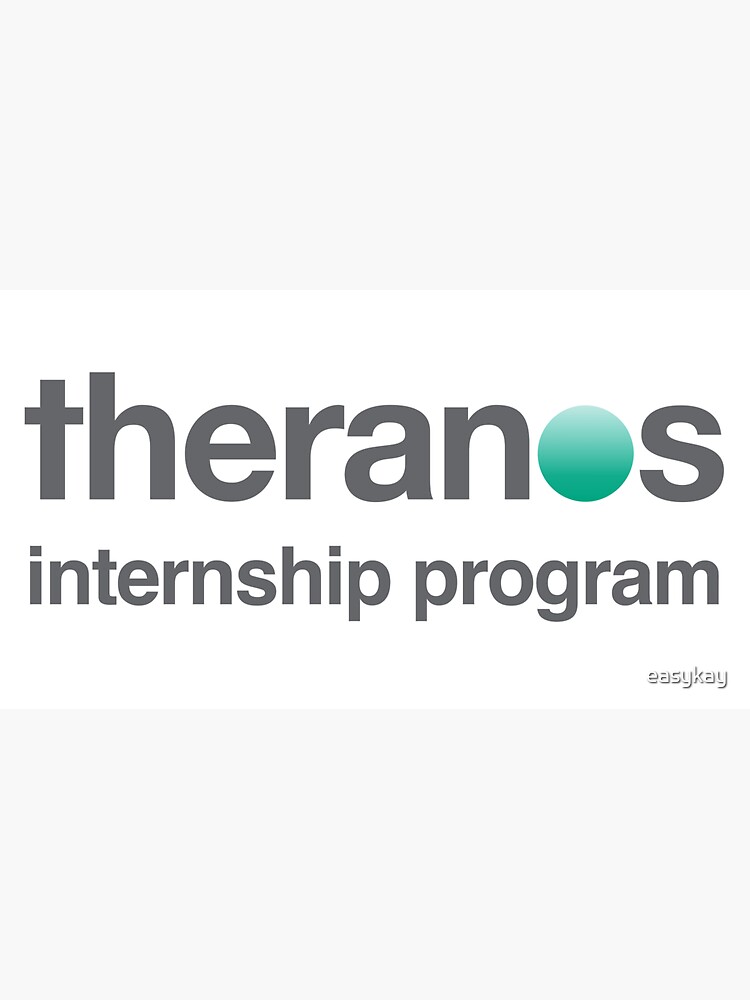 "Theranos Internship Program Sticker, Hat " Cap for Sale by easykay ...