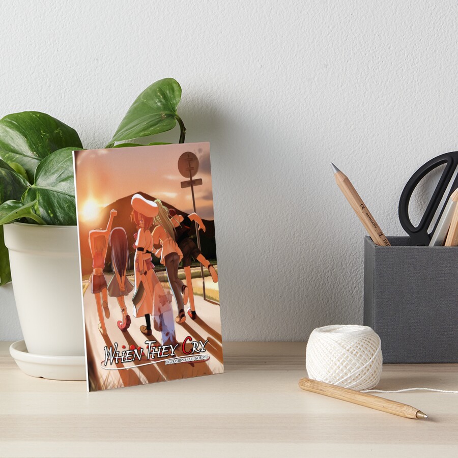 "Higurashi: When They Cry - poster" Poster for Sale by BaryonyxStore ...