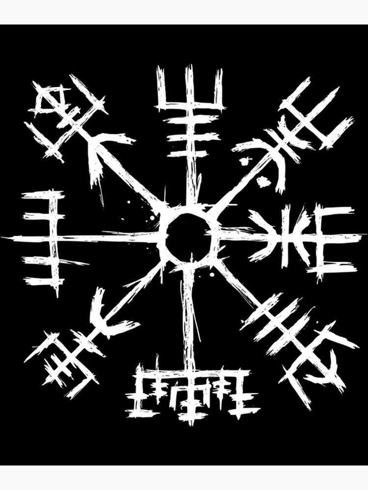 "Viking Compass Vegvisir Classic ." Poster for Sale by rasorqlkolat ...