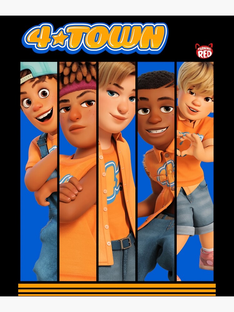 "4 Town From Turning Red Classic ." Poster for Sale by milokzwidder ...