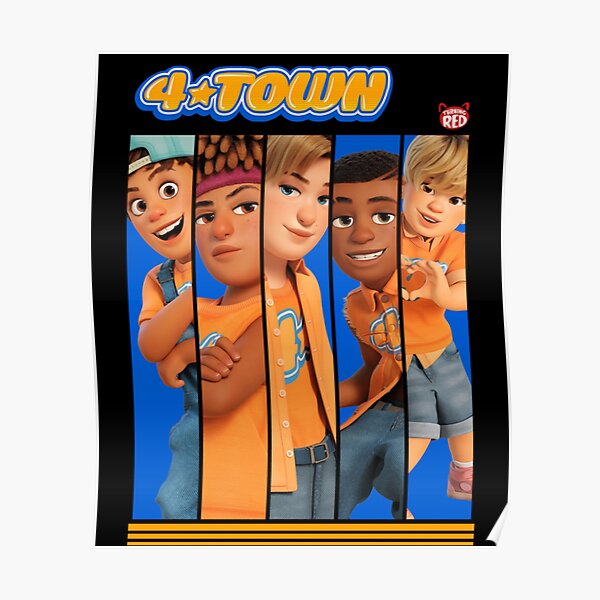 "4 Town From Turning Red Classic ." Poster for Sale by milokzwidder ...