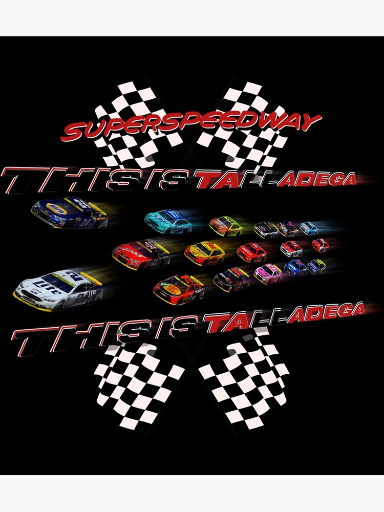 "Talladega Super Speedway Race Car Design By Motormaniac Sticker ...