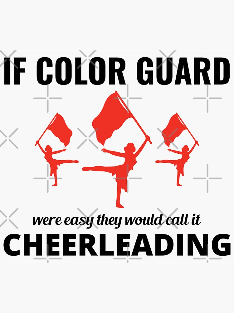 "Winter Color Guard Flag Corps Dance Dancer" Sticker by CuteDesigns1 ...