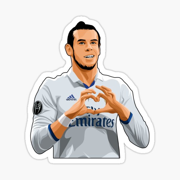 "Gareth Bale Love Sign Celebration" Sticker for Sale by TeenSpirit86 ...