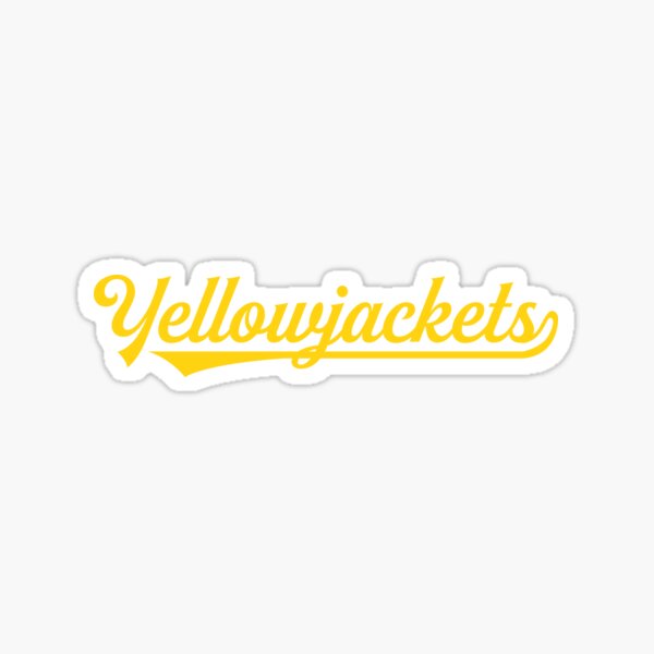 "Yellowjackets" Sticker for Sale by creativetshop | Redbubble