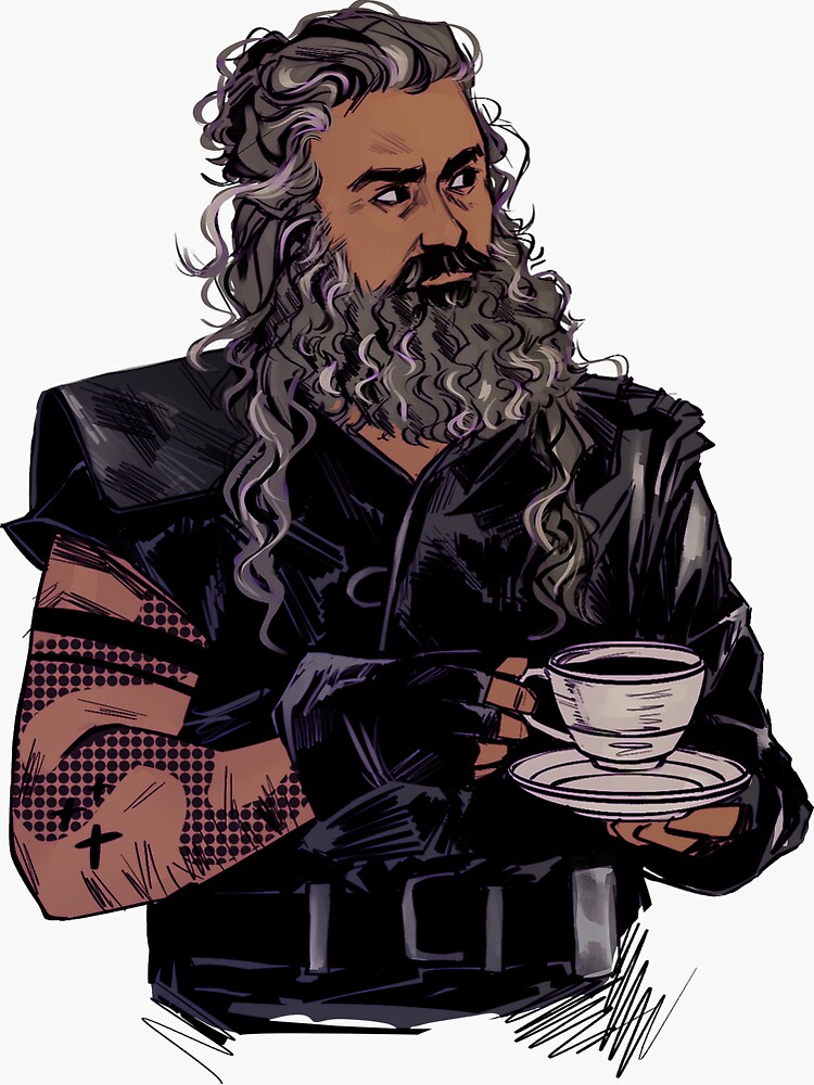 "Ed Teach drink tea" Sticker for Sale by NeelyClock | Redbubble