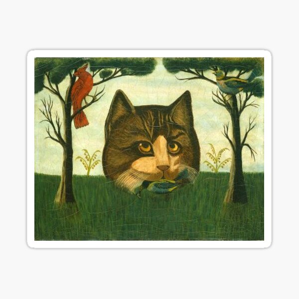 "Master cat head" Sticker by Dragonhub | Redbubble