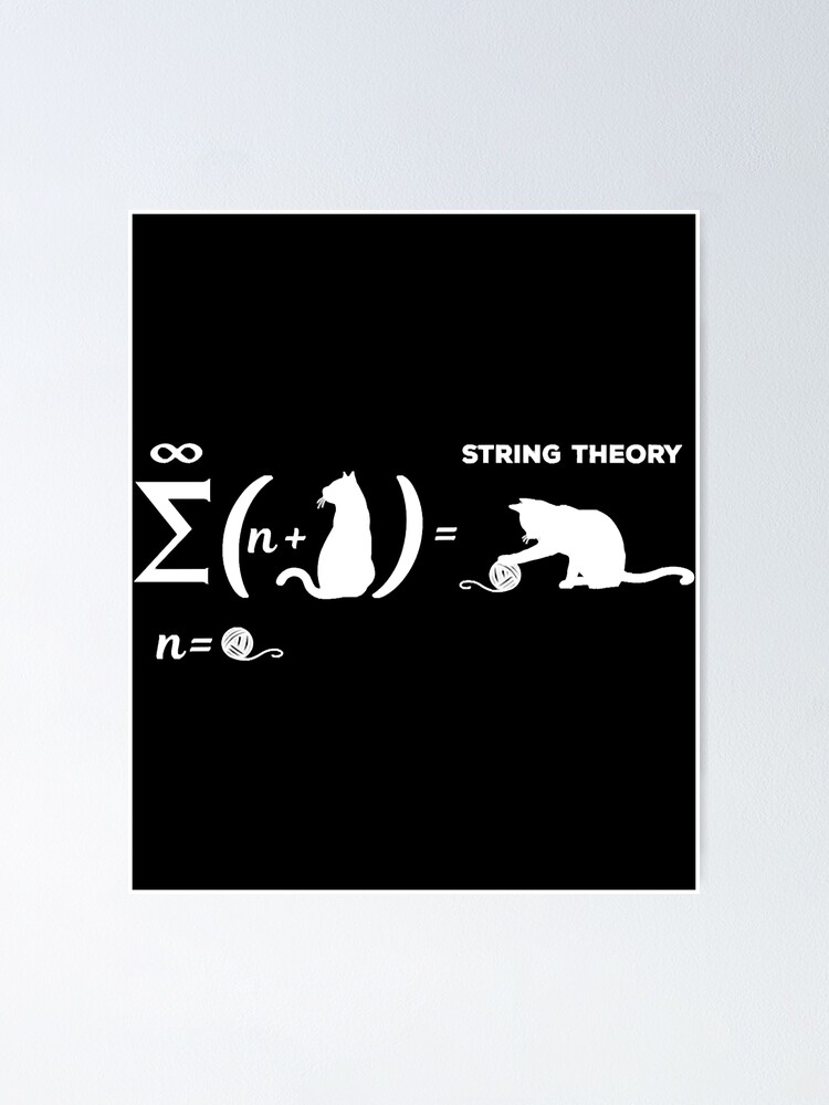 "Schrödinger String Theory" Poster by SomanAdeic | Redbubble