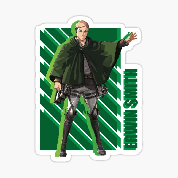 "Convince Profound Scout Commander Strong Erwin Smith Vintage" Sticker ...