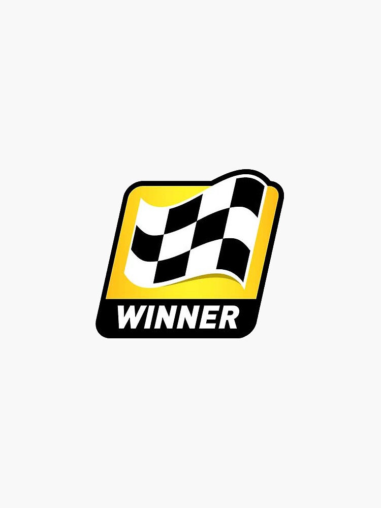 "NASCAR Cup Series Winner Sticker" Sticker for Sale by Garrett4Seattle ...