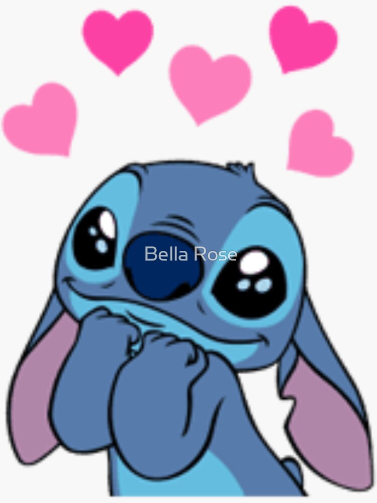 "cute stich" Sticker for Sale by Bellarose13 | Redbubble