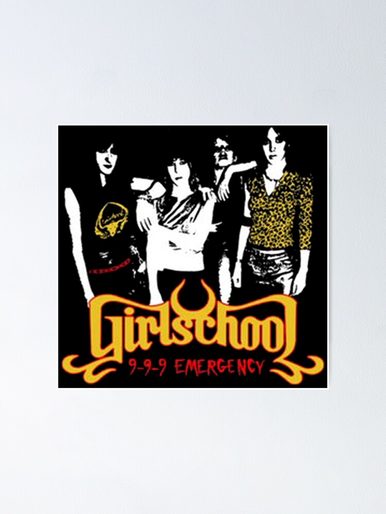 "GIRLSCHOOL - BEST SELLER" Poster for Sale by hahansaba | Redbubble