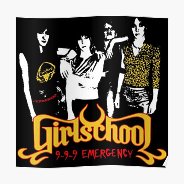 "GIRLSCHOOL - BEST SELLER" Poster for Sale by hahansaba | Redbubble