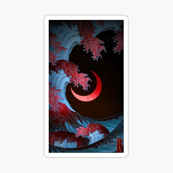 "blood night " Sticker by idyllicquotes | Redbubble