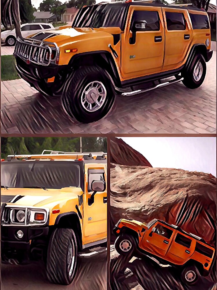 "Hummer H2 " T-shirt for Sale by KristenWer8399 | Redbubble | hummer t ...