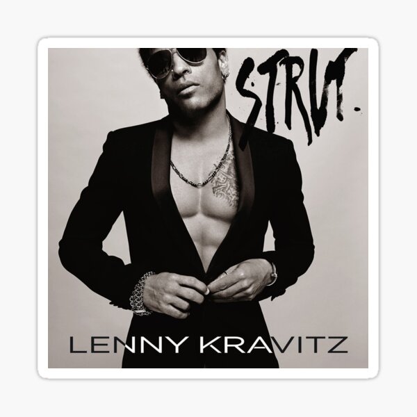 "Lenny Kravitz strut" Sticker for Sale by KarenOBrien55 | Redbubble
