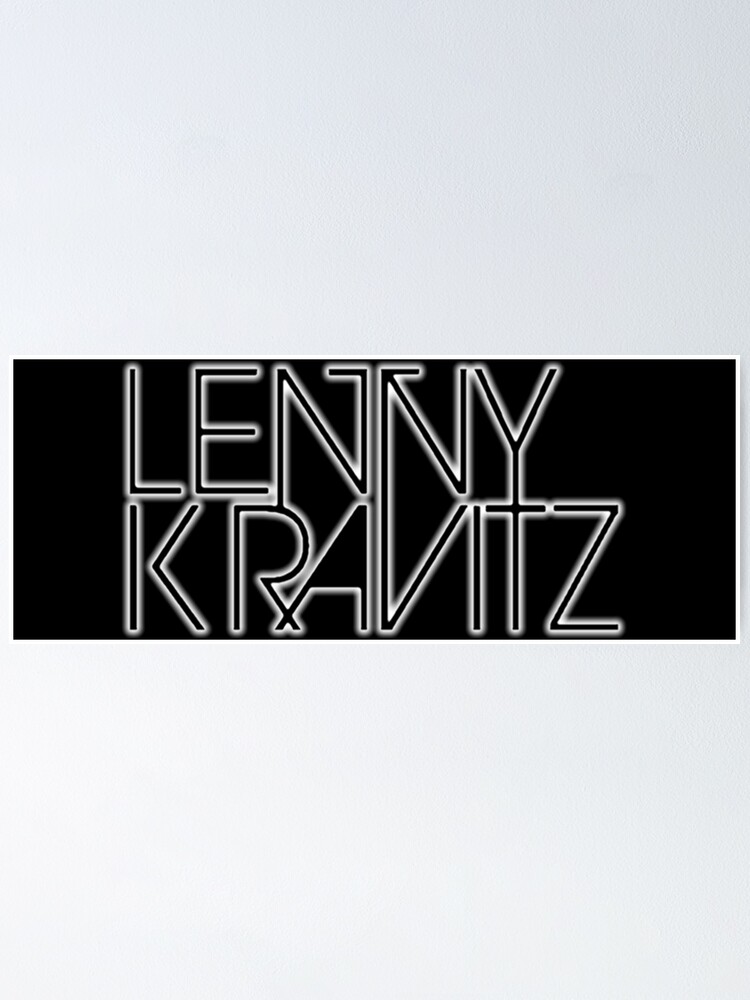"Lenny Kravitz logo" Poster by KarenOBrien55 | Redbubble