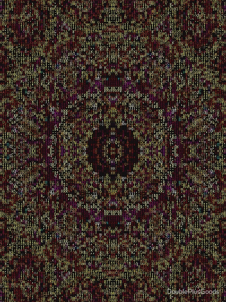 "ASCII Cyber Mandala Art" Poster for Sale by DoublePlusGoods | Redbubble