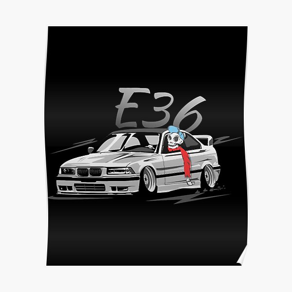 "e36" Poster for Sale by AlabaThilo | Redbubble