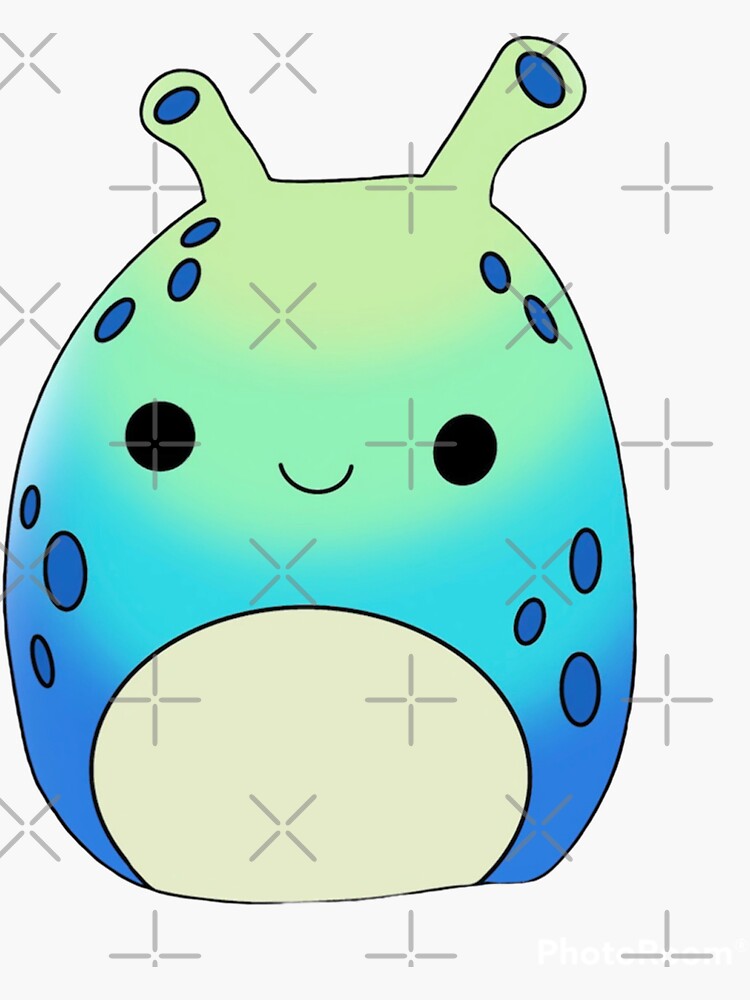 "Zinx the Alien Squishmallow" Sticker by Squish-lover | Redbubble