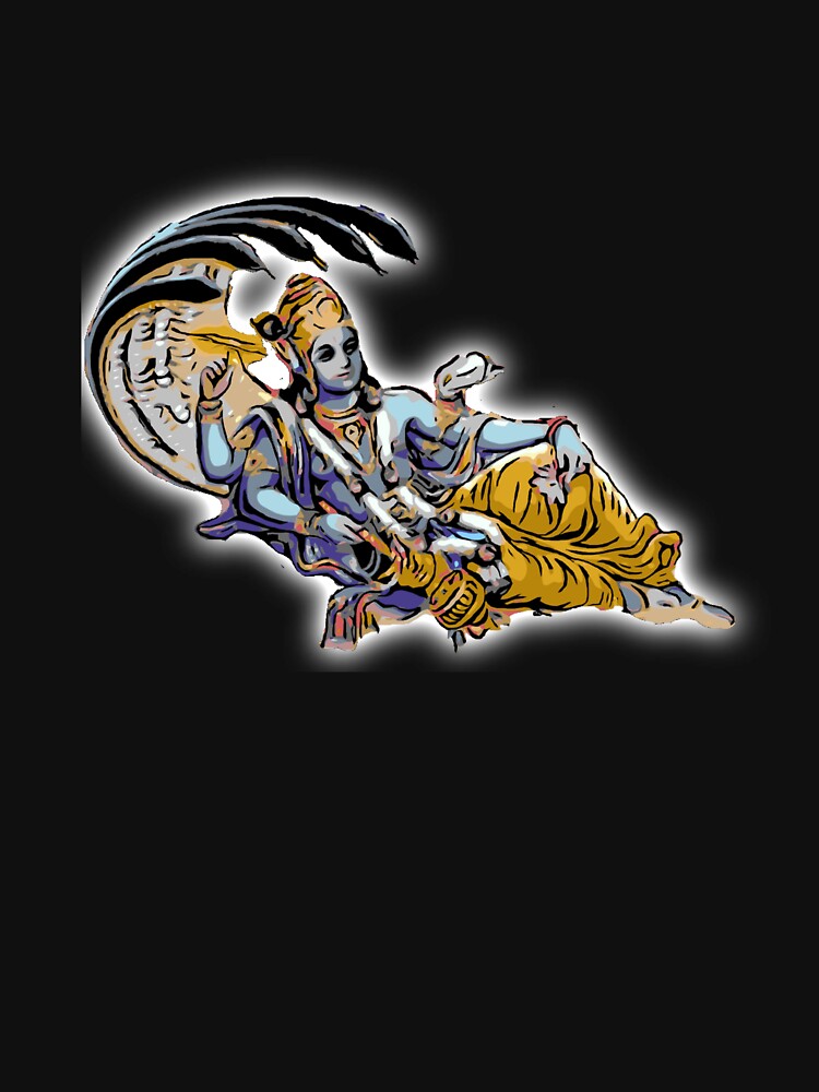 "Cosmic Narayan " T-shirt by YogiDevaDas | Redbubble | vishnu t-shirts ...