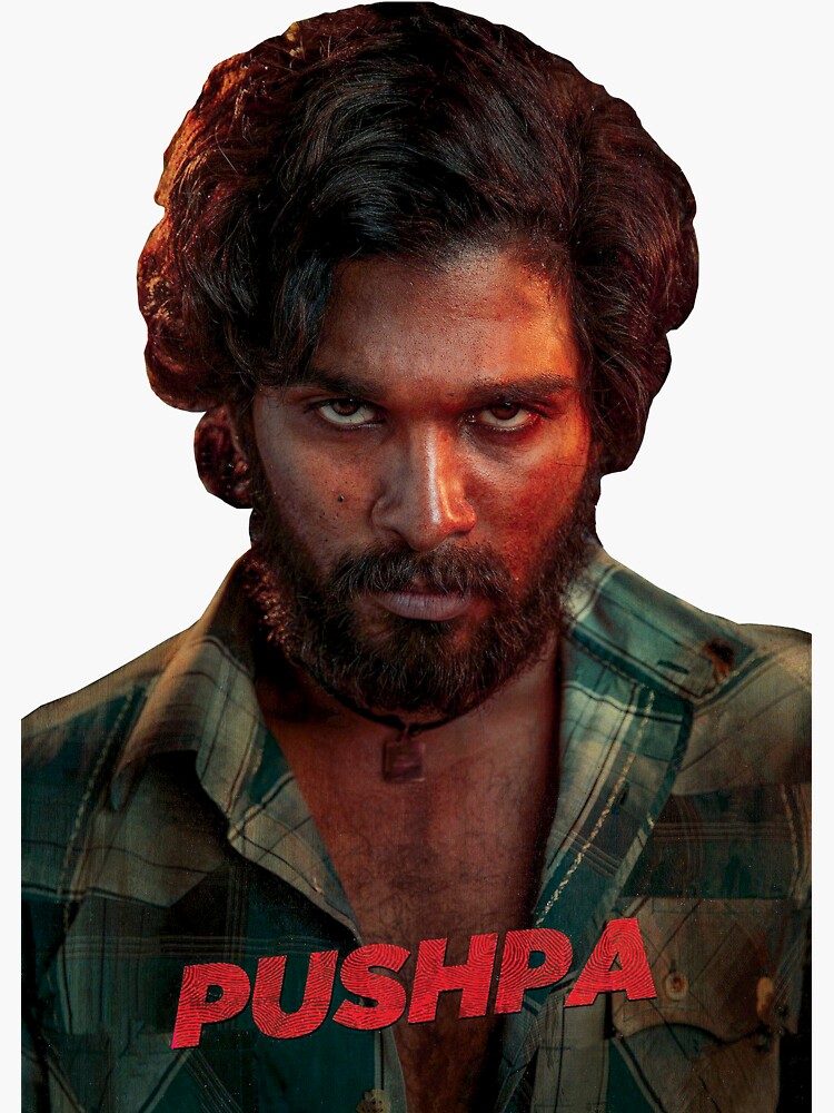 "Pushpa Wallpaper HD Poster" Sticker by Palash-20 | Redbubble