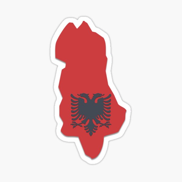 Flag Of Albania Stickers | Redbubble